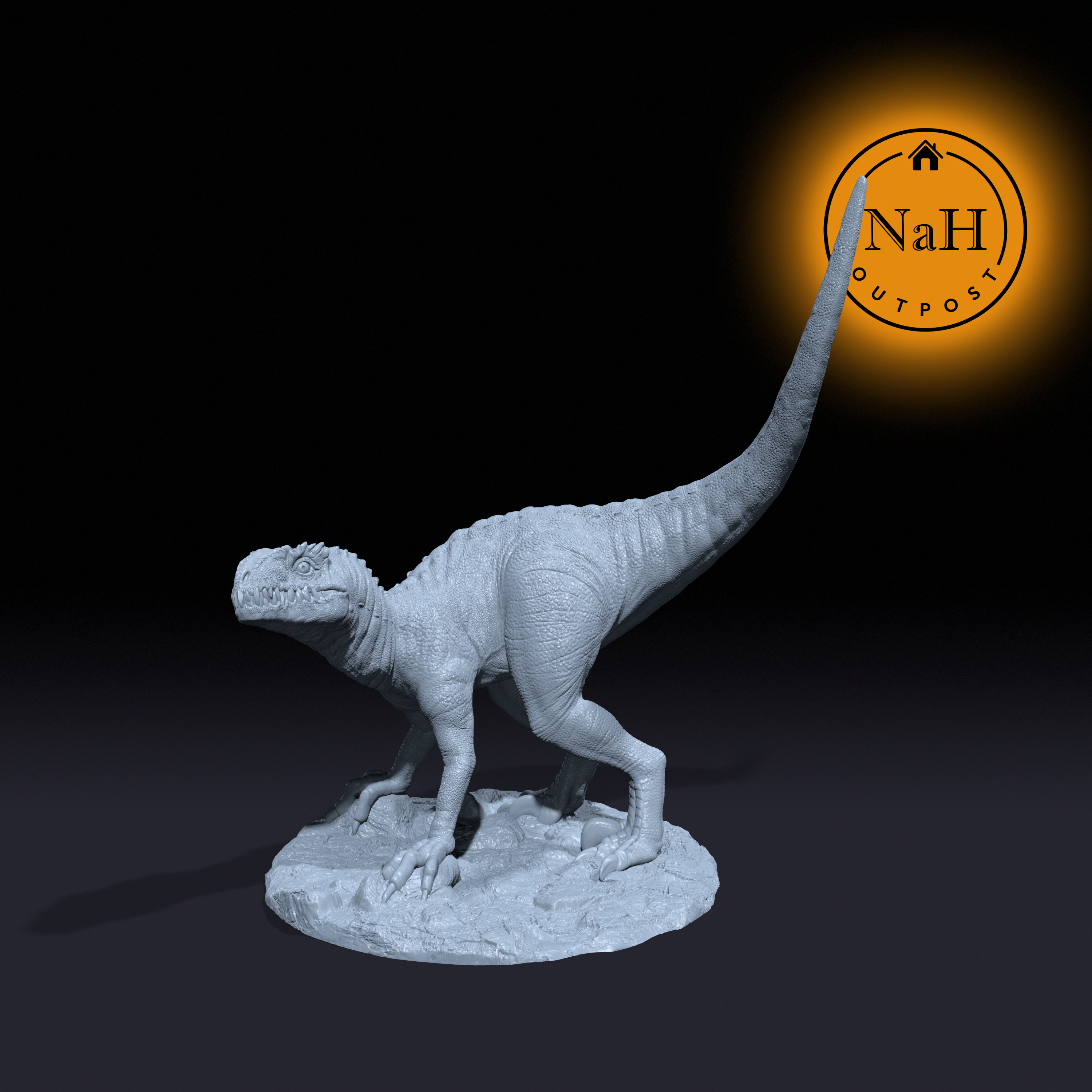 Swiftclaw, the Pack Stalker | Velociraptor Miniature for Tabletop games ...