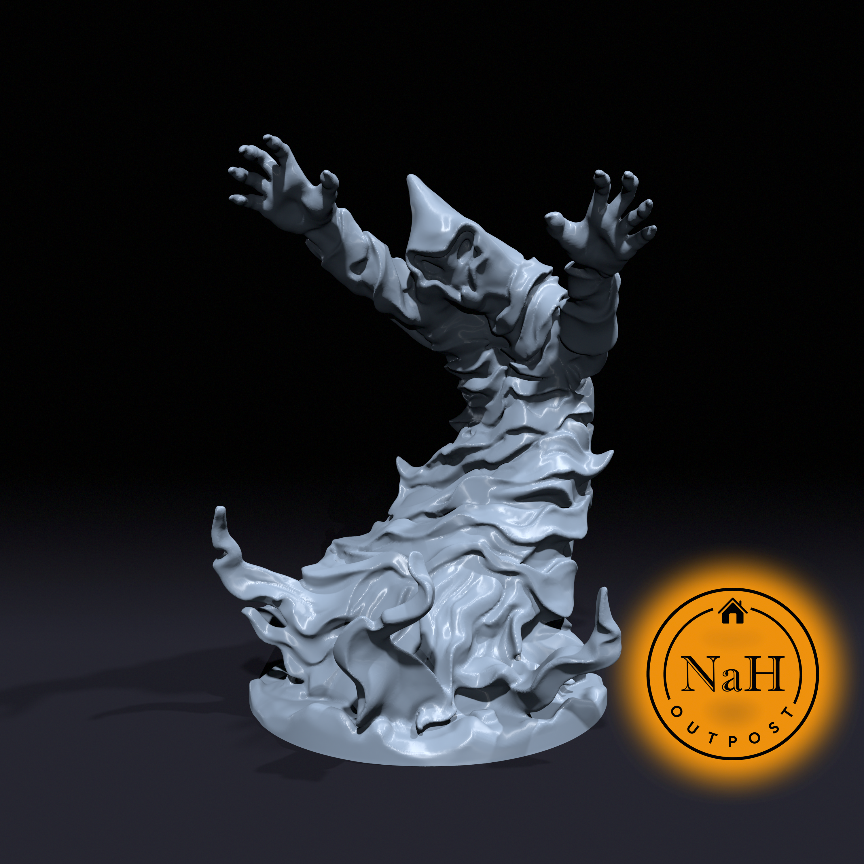 Shriekmaw, the Wailing Specter | Allip Miniature for Tabletop games ...