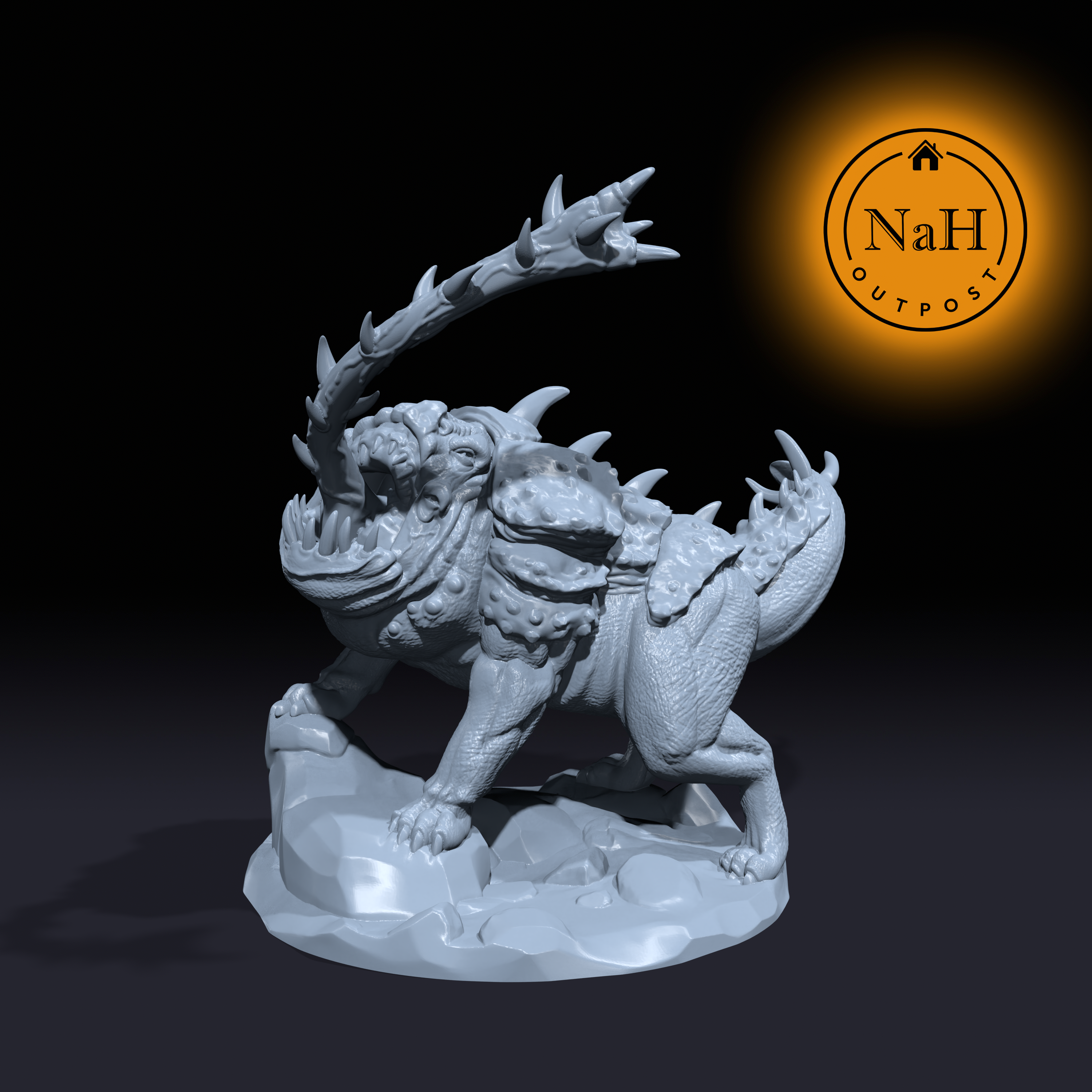 Dreadpaw, the Nether Tracker | Canoloth | Tongue Devil | Miniature for ...